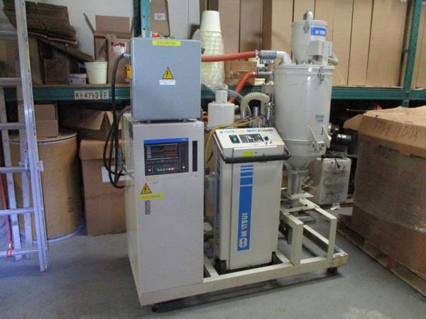Matsui DMZ-40 Material Dryer & Model JL-4V11 Jet Loader 460 VAC 3 Ph ...