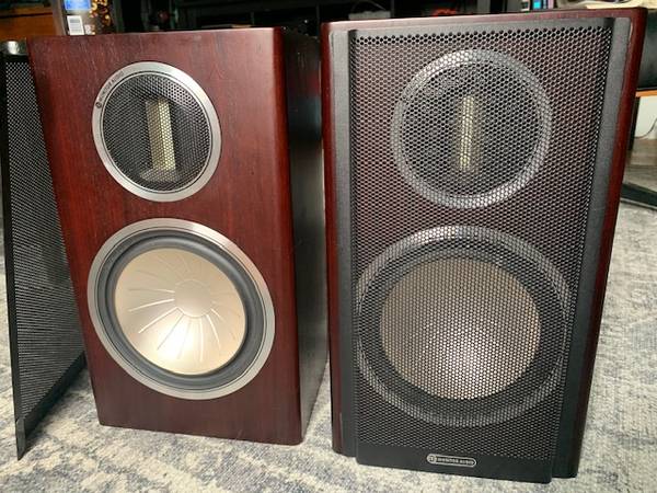 Monitor Audio Gold GX50 Bookshelf Speakers in Walnut EUC $900 ...