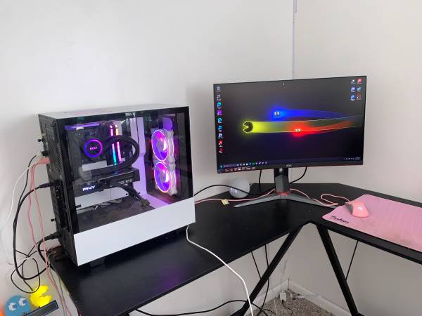 NZXT Prebuilt Streaming PC GeForce RTX 3060 with AOC 240hz Gaming ...
