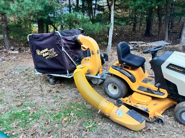 Cyclone Rake XL with Extras. Leaf Vacuum $2,000 | Garden Items For Sale ...