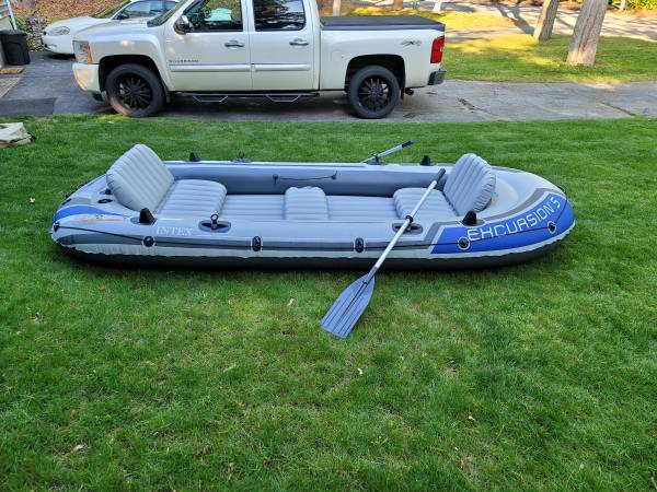 Intex Excursion 5 Inflatable Boat $225 | Boats For Sale | Cape Cod, MA ...