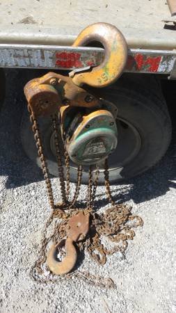 5 ton Harrington chain fall $250 | Tools For Sale | Carbondale, IL ...