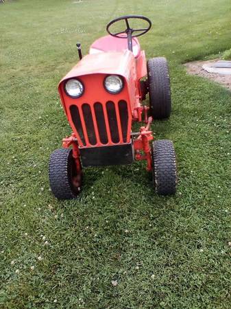 Jim dandy economy tractor plow disc mower and dirt box $1,250 | Garden ...