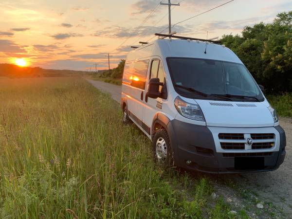 Camper Van-2015 High Roof Ram Promaster 2500 Diesel $24,700 | RV, RVs ...