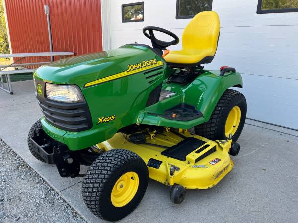 2002 John Deere x495 diesel garden tractor 62” deck 590 hours $6,400 ...