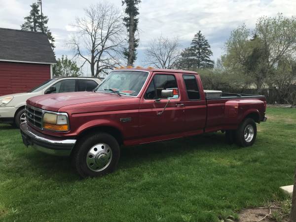 1997 F350 FORD DUALLY PICKUP TRUCK Haul Fifth Wheel Camper $8,800 ...