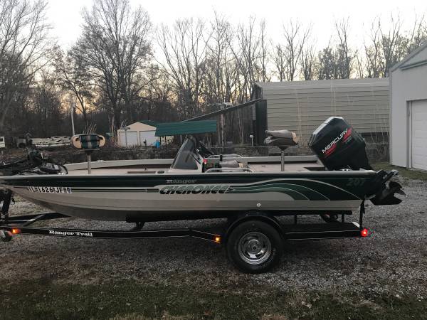 Ranger Cherokee Bass Boat 207 $10,000 | Boats For Sale | Champaign ...