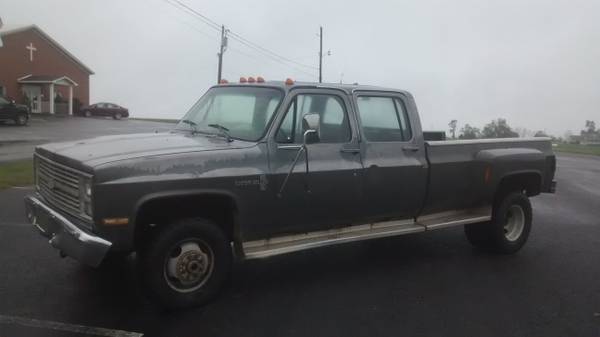 1987 Chevy k30 crew cab dually for sale/trade - $6500 (Chambersburg ...