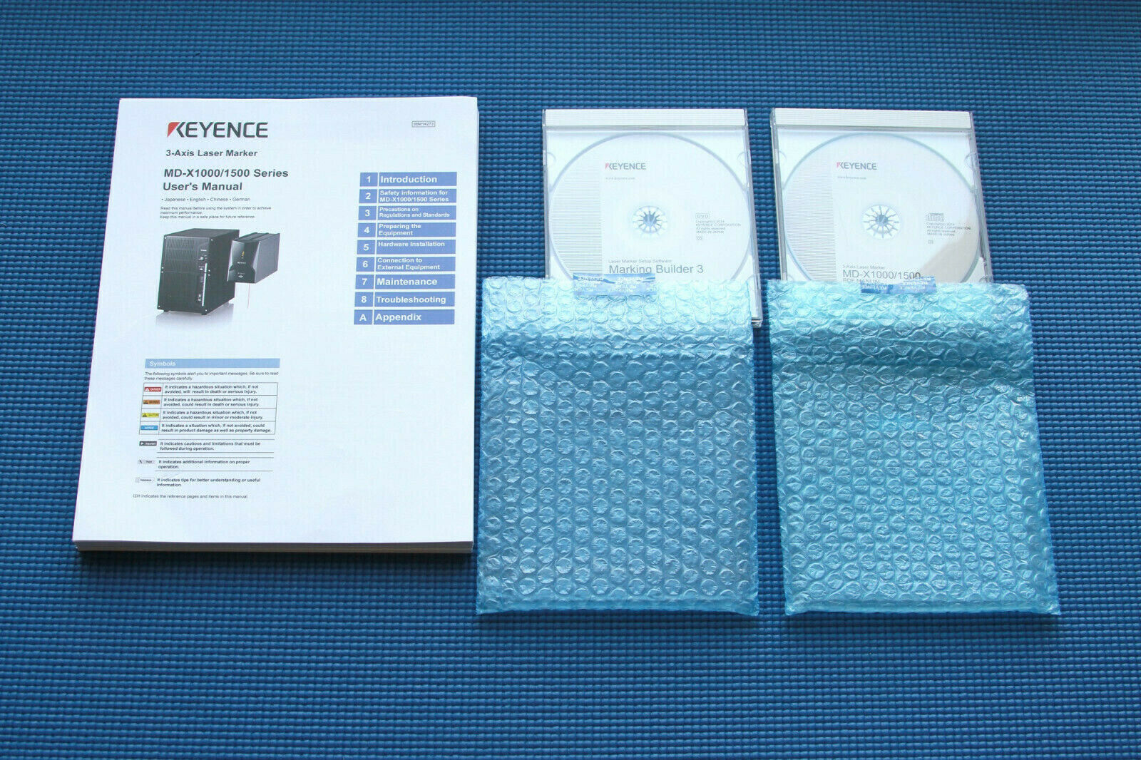 KEYENCE LASER MARKER YVO4 MD-X1000 MOPA Hybrid Laser Marking Engraver ...