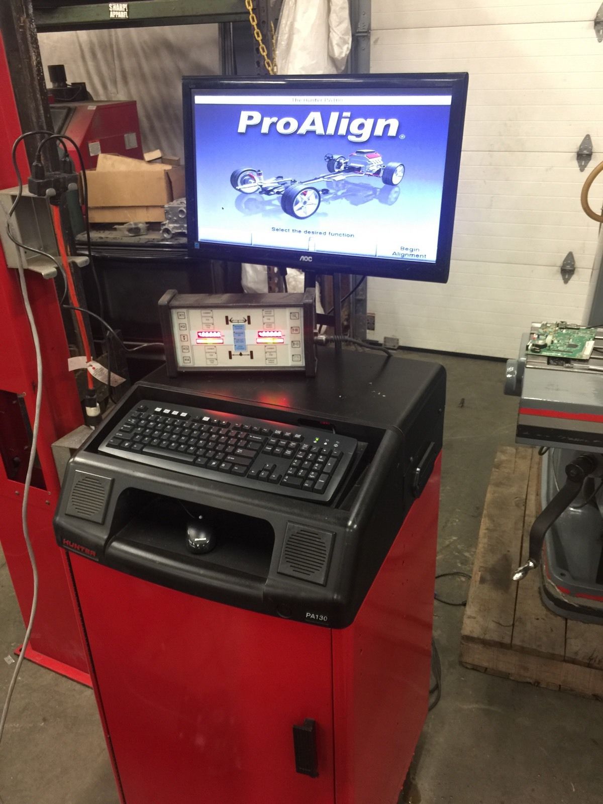 Hunter Alignment Machine PA130 Hawkeye Camera System | Tools For Sale ...