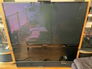 65 Inch Mitsubishi Diamond WS-65813 Rear Projection TV 3x9 CRT Tubes ...