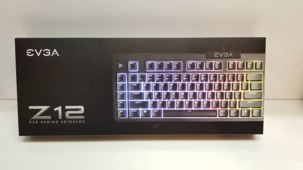 EVGA Z12 RGB Gaming Keyboard, RGB LED 5 programmable Macro Keys - NEW ...