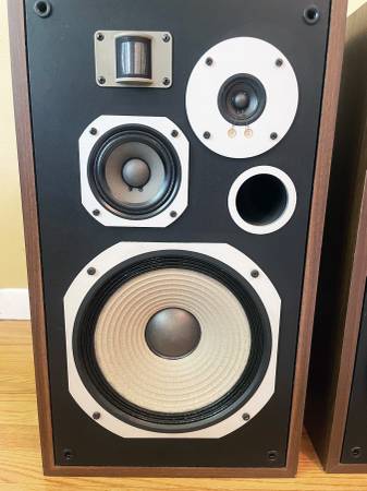 PIONEER HPM-60 4 WAY SPEAKER SYSTEM FLOOR STANDING SPEAKERS 8 ohm 60W ...