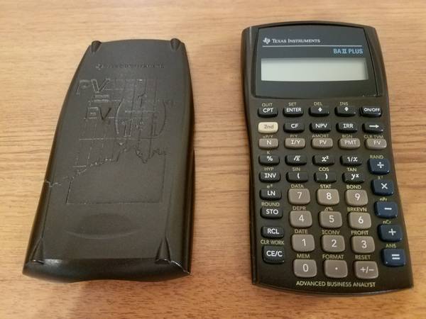 Texas Instruments BA II PLUS Calculator - MINT CONDITION! $20 ...