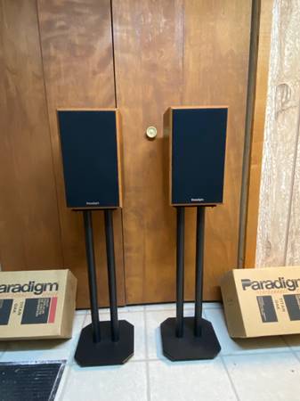 Vintage Paradigm Speakers & Stand $150 | Electronics For Sale | Chicago ...