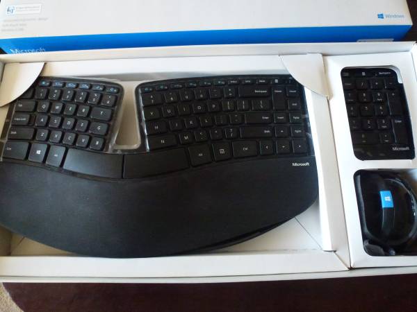 ***WIRELESS KEYBOARD-MICROSOFT SCULPT ERGONOMIC NUMBER PAD & MOUSE ...