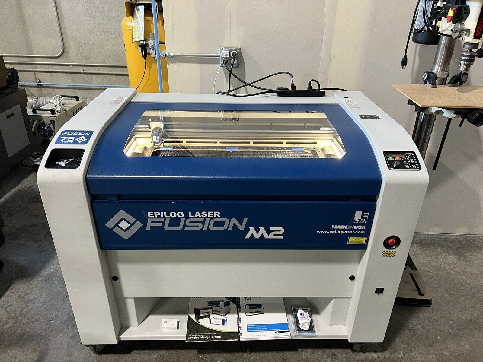 2016 Epilog Fusion 75w Laser Engraver Cutter Just Recharged Laser ...