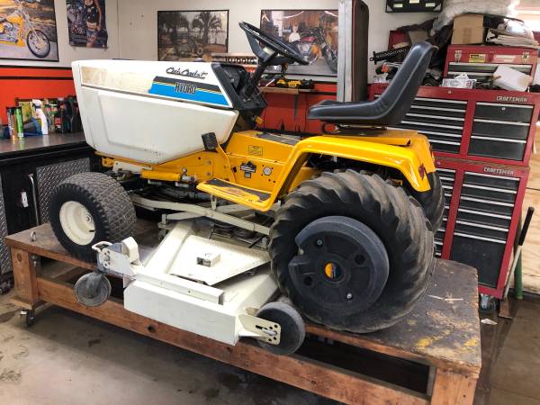 1989 Cub Cadet 1872 Super Garden Tractor with Dump Trailer $2,500 ...