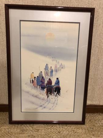 Native American Artist Donald Vann Print Broken Promises $150 | Arts ...