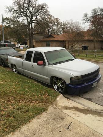2002 Chevy Silverado bagged lowered 24s - $3500 | Cars & Trucks For ...
