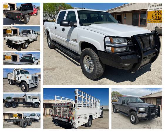 USED WORK TRUCKS SERVICE SPECALTY FLATBED TIRE WINCH LIGHT DUTY TRUCKS ...