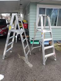 14 Foot Stokes Ladders for harvest cherry ladders $250 | Garden Items ...