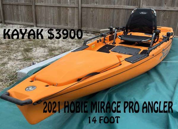 2021 Hobie Kayak MIRAGE PRO ANGLER 14 $3,900 | Sports Goods For Sale ...