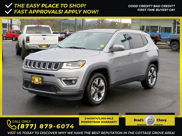 2018 Jeep Compass Limited - $472 (Brad's Cottage Grove Chevrolet ...