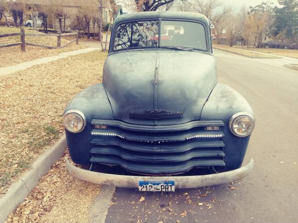 1952 Chevy Pick up Rat rod-Hot rod - $10000 (Colorado Springs) | Cars ...