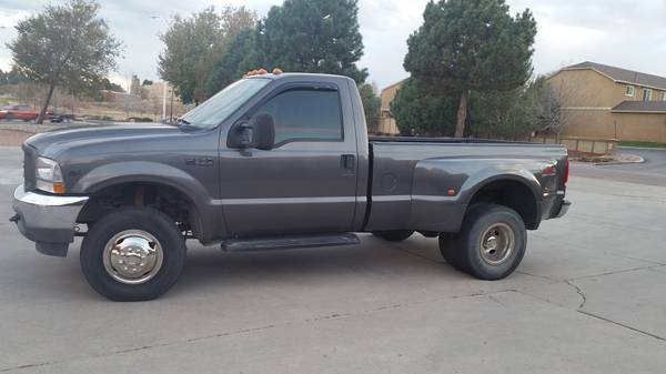 2003 F350 XL Dually 4x4 6.8L V10 regular cab LOW MILES! - $13500 ...