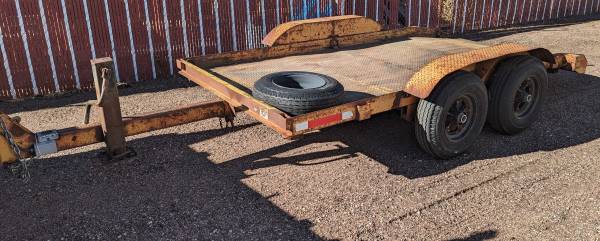 Butler Tilt Skid-Steer Trailer - steel deck flatbed $4,250 | Apartments ...