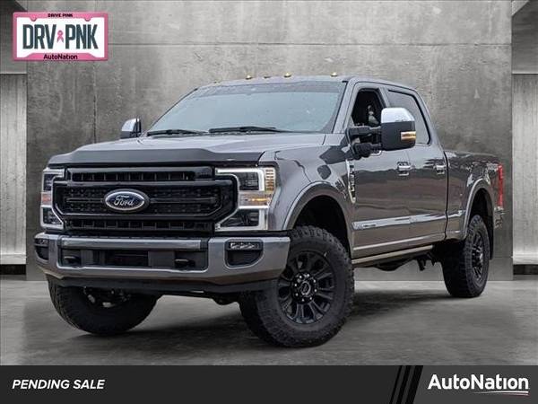 2021 Ford Super Duty F-250 SRW Diesel 4x4 4WD F250 Truck Platinum Crew ...
