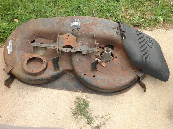 Craftsman 42 Riding Mower Deck $10 | Garden Items For Sale | Dallas, TX ...
