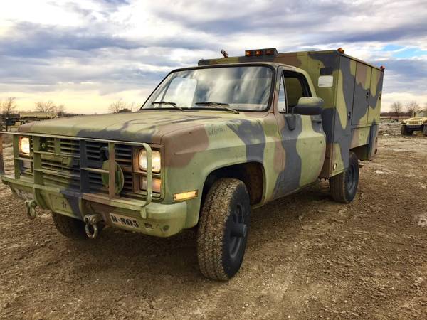Military 1986 Chevy M1028 4X4, A True Survivor 5700 Miles Complete ...