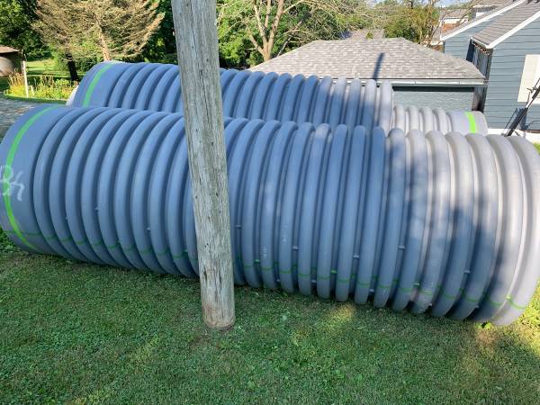 Culvert Drainage Plastic Pipe Multiple Sizes and Lengths | Garden Items ...