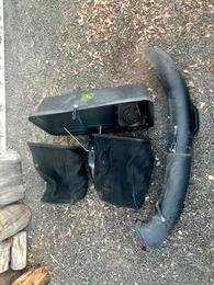 John Deere bagger mulch leaf pickup hydraulic dump gas powered $550 ...