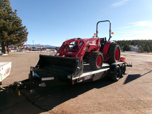 45HP KIOTI HST Tractor (DK4710H) Loader Box Blade Trailer $31,500 ...