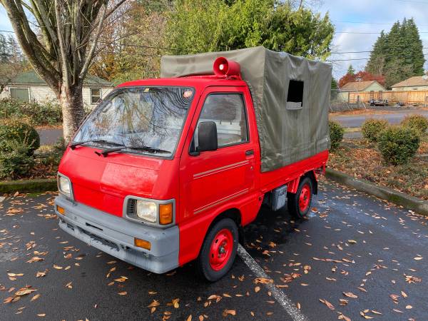 9139 Daihatsu Hijet Mini Fire Truck - 4x4 - Diff Lock - PTO GENERATOR ...