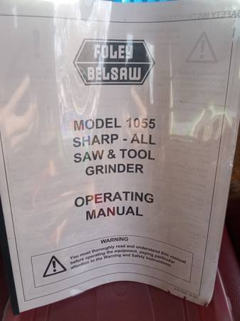 Foley Belsaw Sharp-All Saw and Tool Grinder $350 | Tools For Sale ...