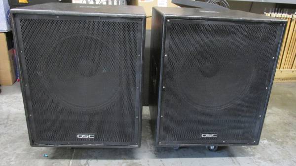 Pair - QSC HPR 181i 18 inch Powered Subwoofer $1,200 | Musical ...