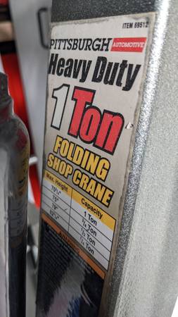 Rental Engine hoist Trans Jack Press $1 | Tools For Sale | Denver, CO ...