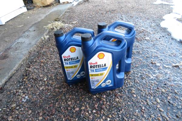 Shell Rotella T6 Full Synthetic 15W-40 Diesel Engine Oil $50 | Auto ...