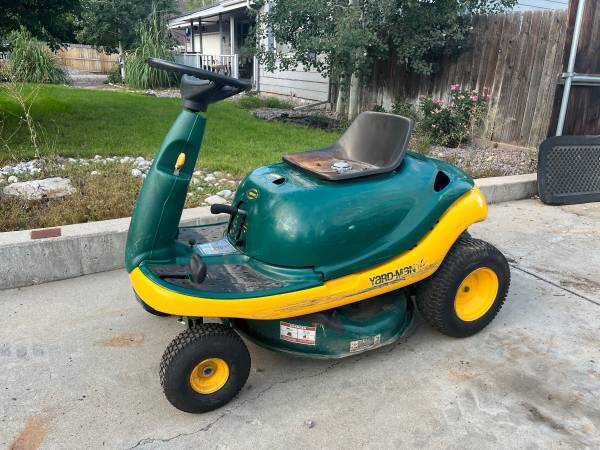 Yard man lawn bug riding mower $250 | Garden Items For Sale | Denver ...