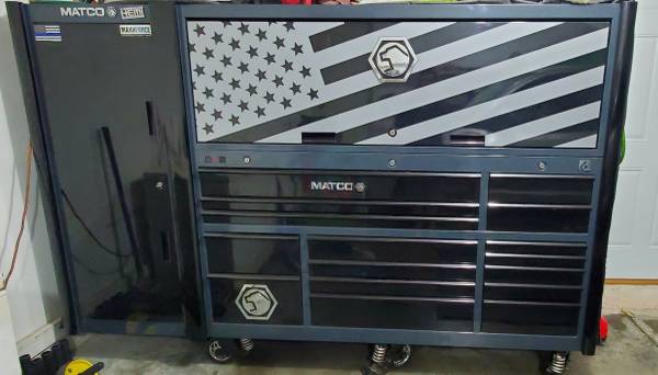Matco 3 bay 6s toolbox, hutch and locker $10,500 | Tools For Sale | Des ...