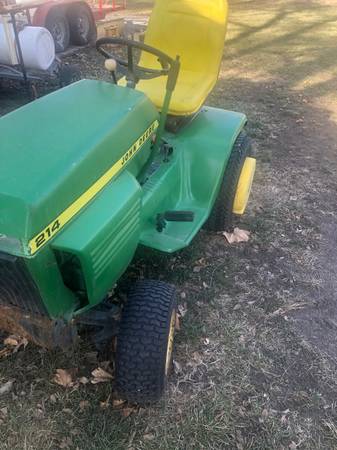 john deere 214 and 210 lawn tracrors $500 | Garden Items For Sale | Des ...