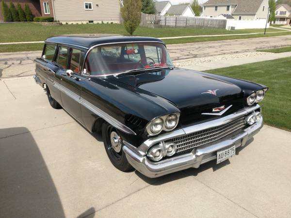 58 Chevy Brookwood Wagon w/348 - $22500 (lapeer) | Cars & Trucks For ...