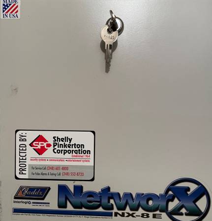 Interlogix Security Caddx NetworX NX-8E Alarm Control Panel & Accessor ...