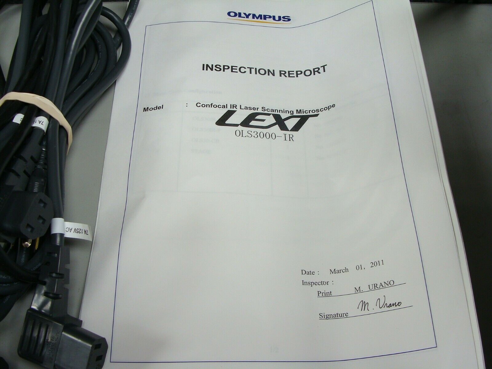 Olympus LEXT OLS3000 IR Confocal Laser Scanning 3D Wafer Inspection ...