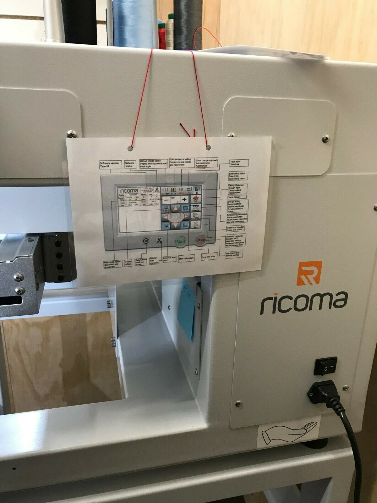 2019 Ricoma Single head 15 needle embroidery machine | Tools For Sale ...