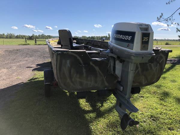 14 Mirrocraft with 35hp Evinrude $2,000 | Boats For Sale | Duluth, MN ...